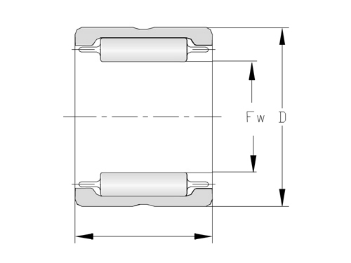 NK8/12 Needle Roller Bearings - FIJ BEARINGS