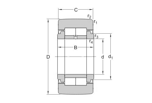 NUTR50110 Yoke Type Track Rollers Bearings - FIJ BEARINGS